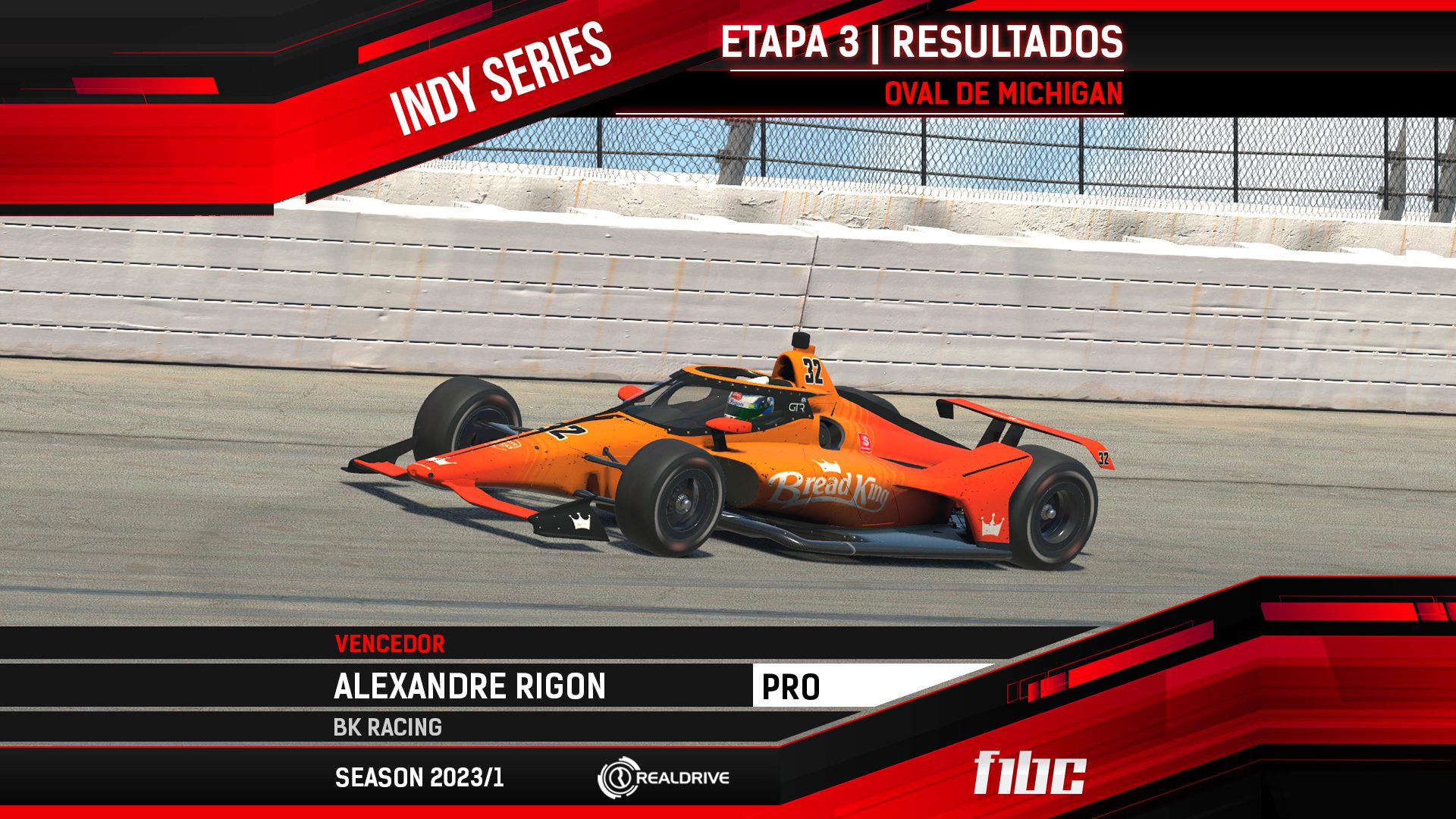 F1BC Indy Series: Alexandre Rigon (BK) vence corrida alucinante em ...