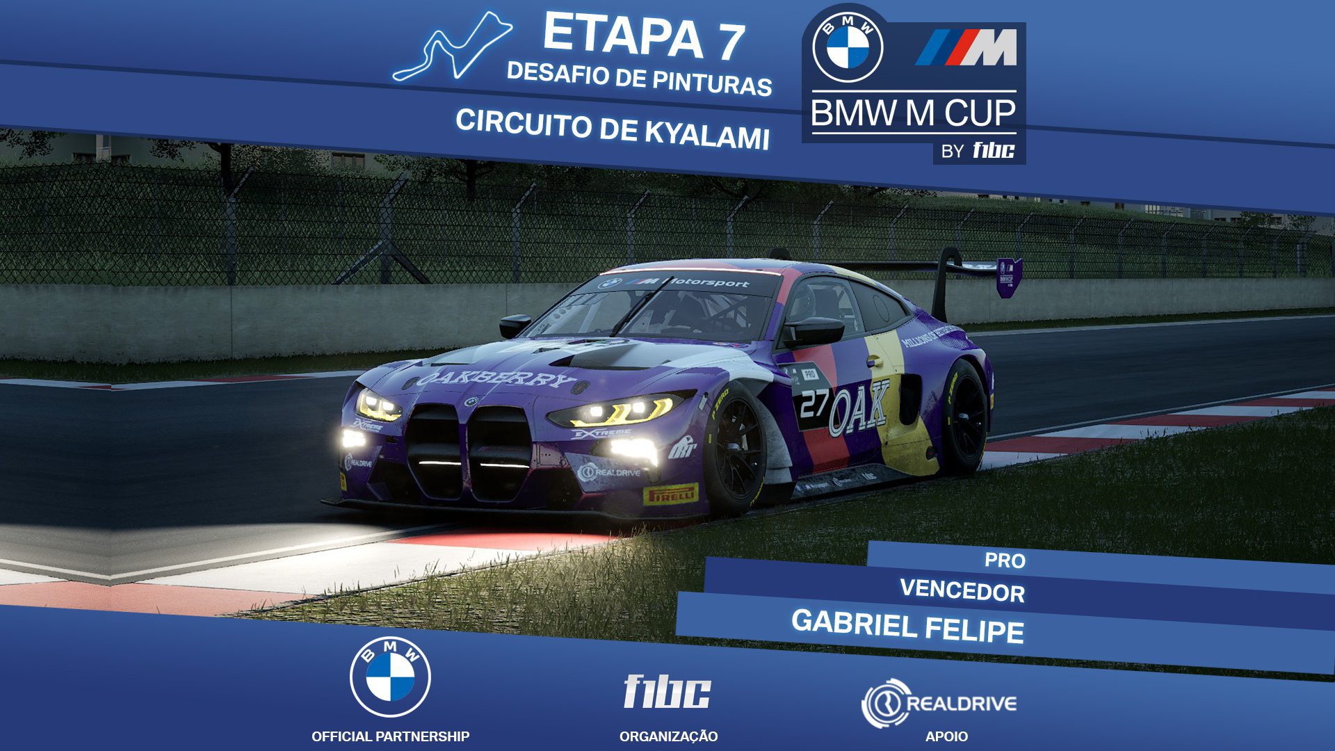 BMW M Cup by F1BC: Gabriel Felipe vence em Kyalami e Renan Negrini é o ...