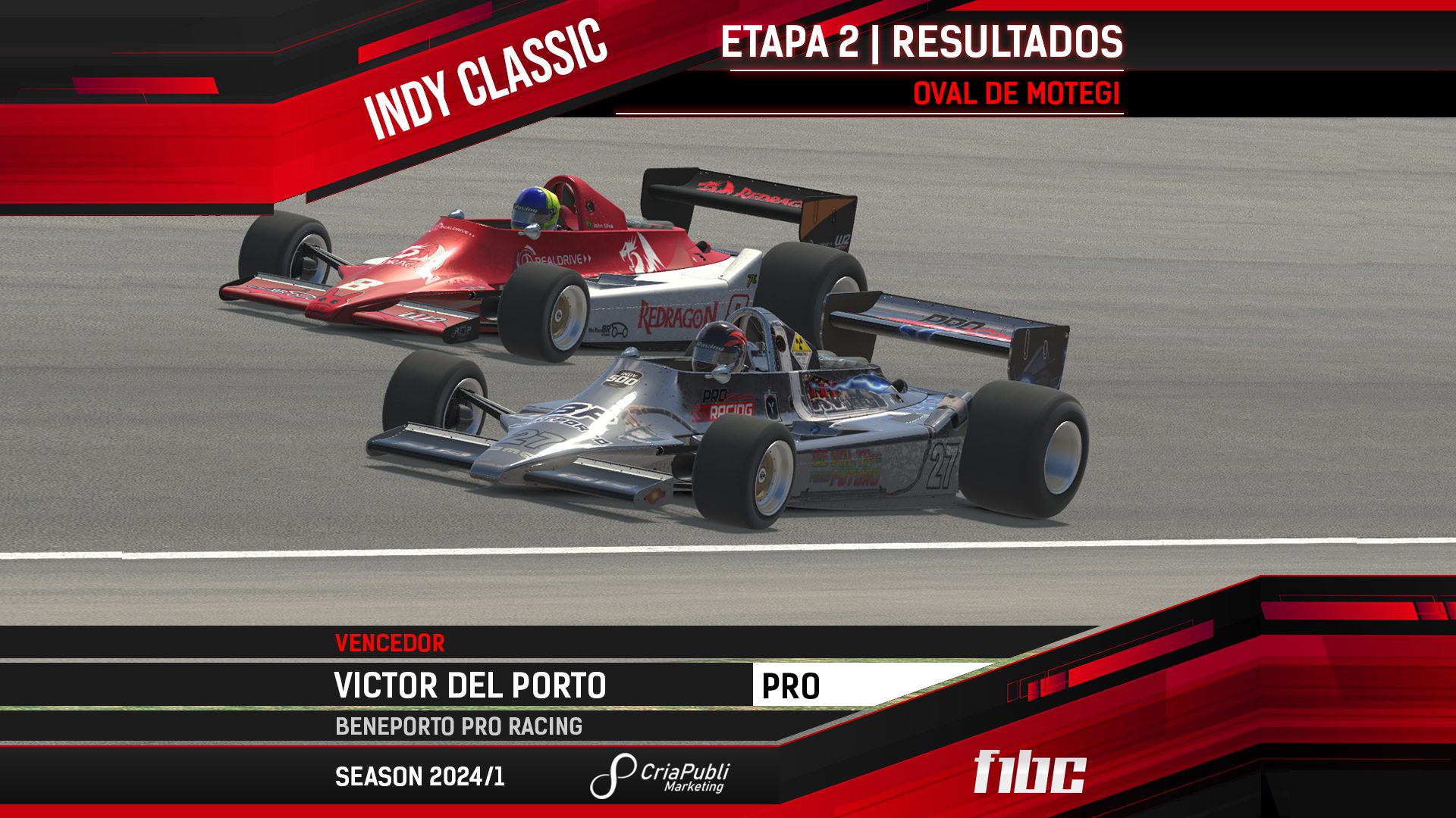 CriaPubli Indy Classic: Victor del Porto vence duelo com John Silva em ...