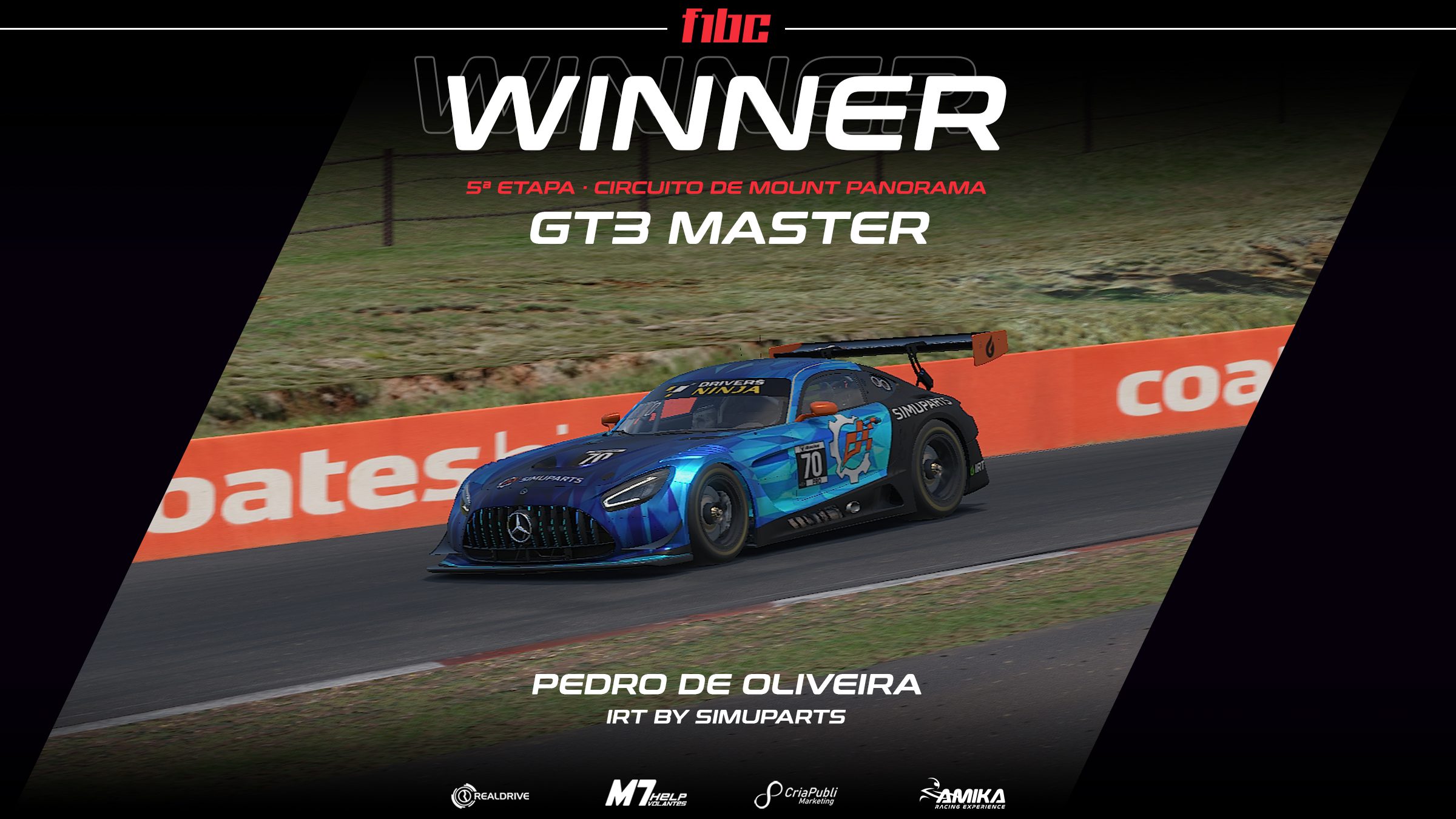 Realdrive GT3 Master: Pedro de Oliveira vence em Bathurst e fica perto do título - Automobilismo ...